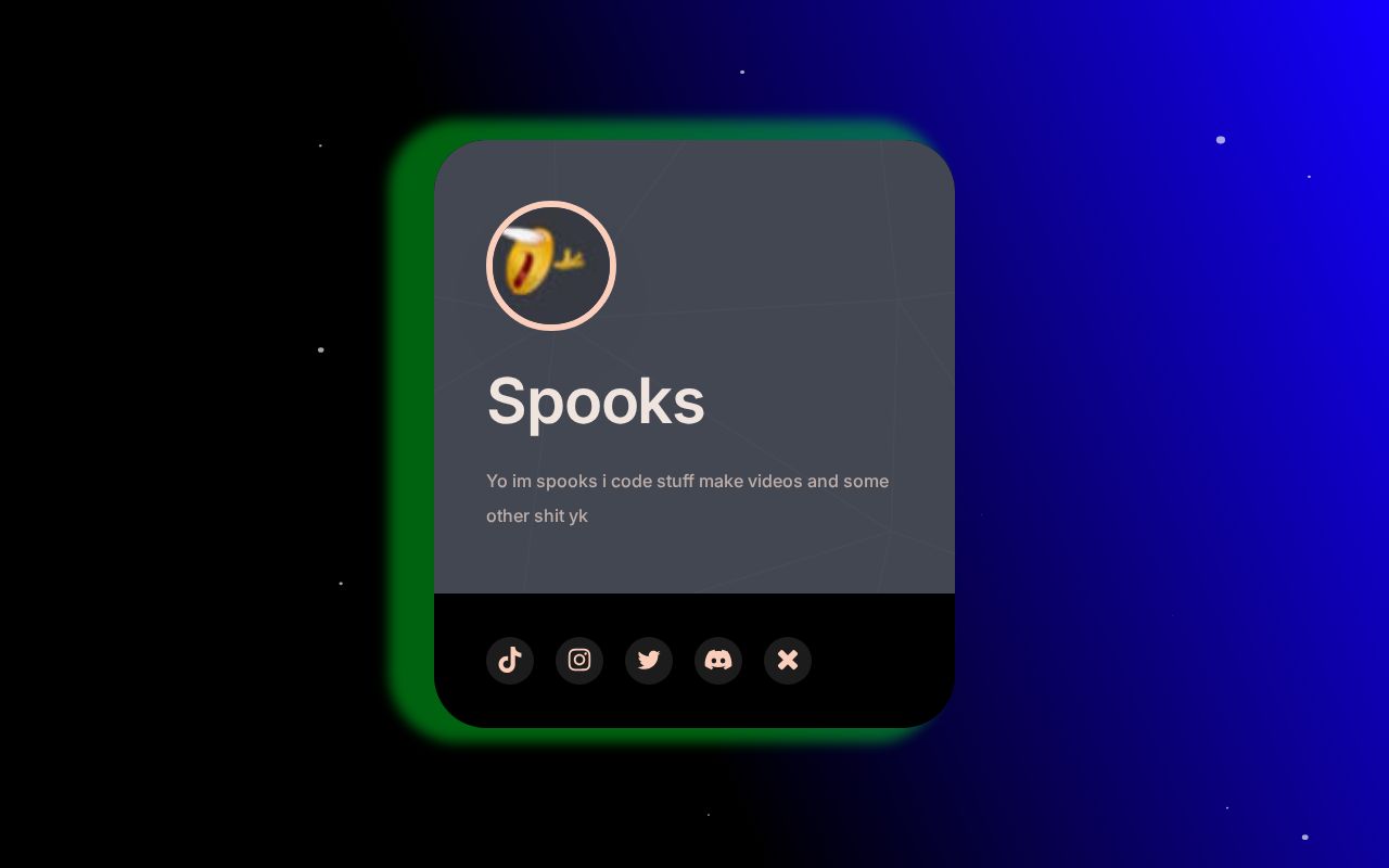 Spooks Profile stuff